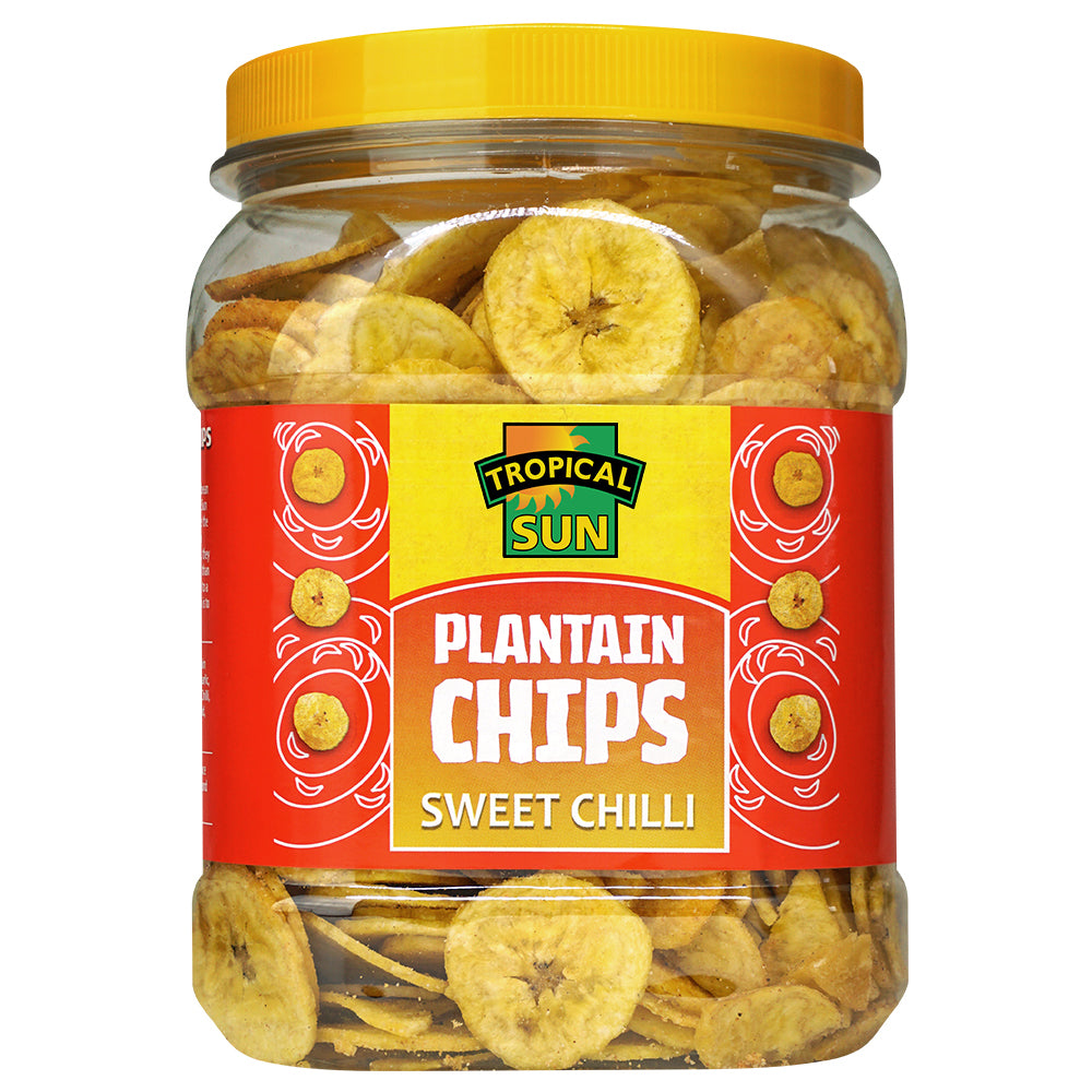 Tropical Sun Plantain Chips Tub - Sweet Chilli